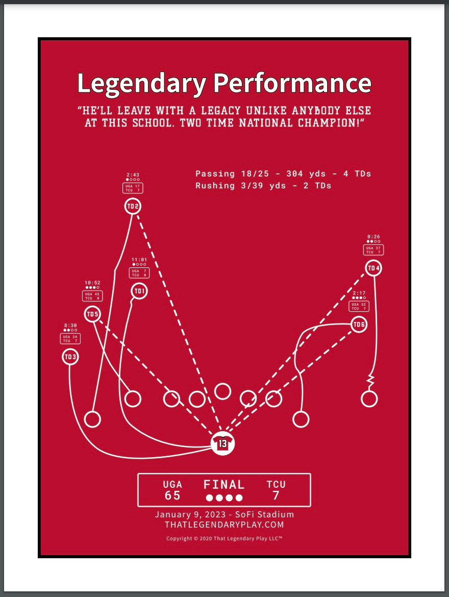 Legendary Performance – That Legendary Play